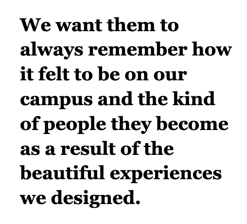 Planning with Heart to Create a Beautiful Campus and Culture